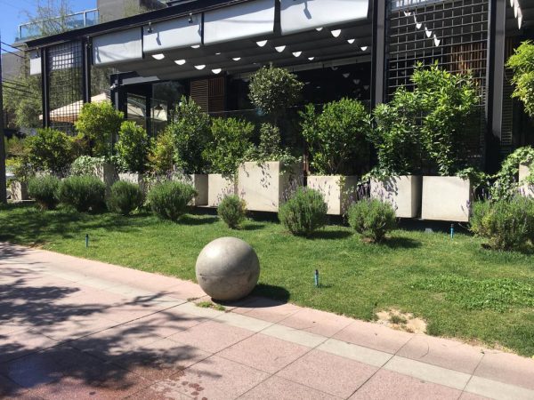 Macetero Cubo de Cemento - Paisajismo La Isla - Maceteros - Jardineras - Arbustos.